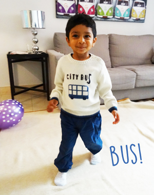 Spanish City Bus Jumper | The Mummy Stylist