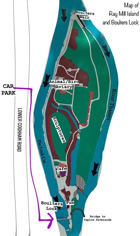 Ray Mill Island | Riverside Beauty Spot in Berkshire | The Mummy Stylist