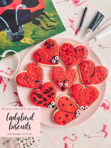 Ladybird Biscuits Recipe | The Bad Tempered Ladybird | The Mummy Stylist